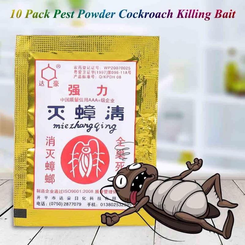 Buy 10Bags/Set Roach Cockroach Pest Powder Killing Bait Insecticide at ...