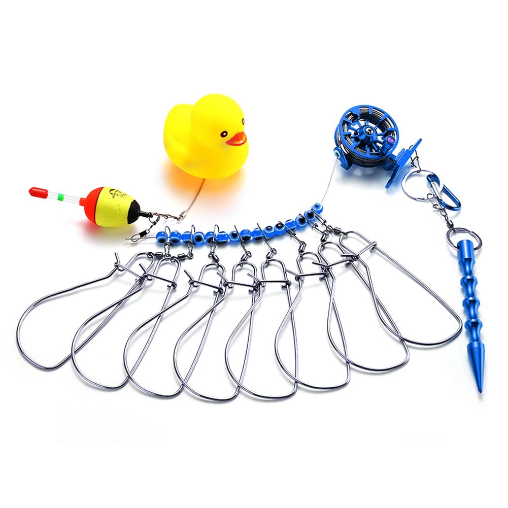 Buy Stainless Steel Fishing Buckle Lock Set Live Fishing Lock Belt ...