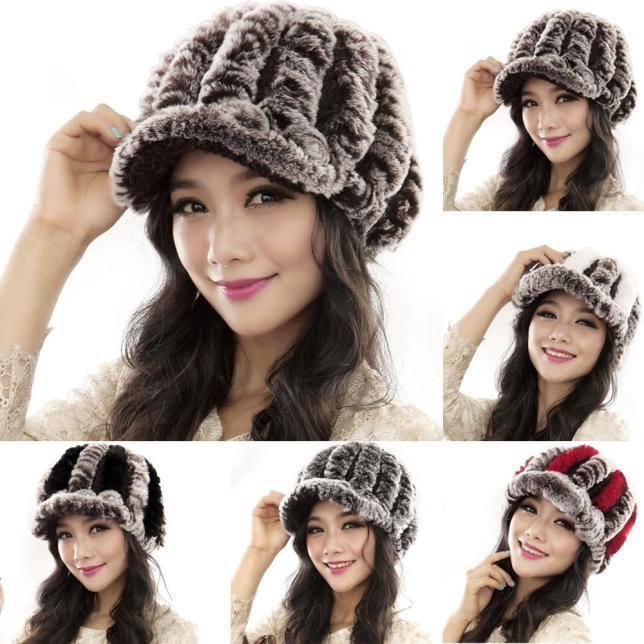 Women Fashion Hats Handmade Super Warm Caps Female Headgear uygun ...