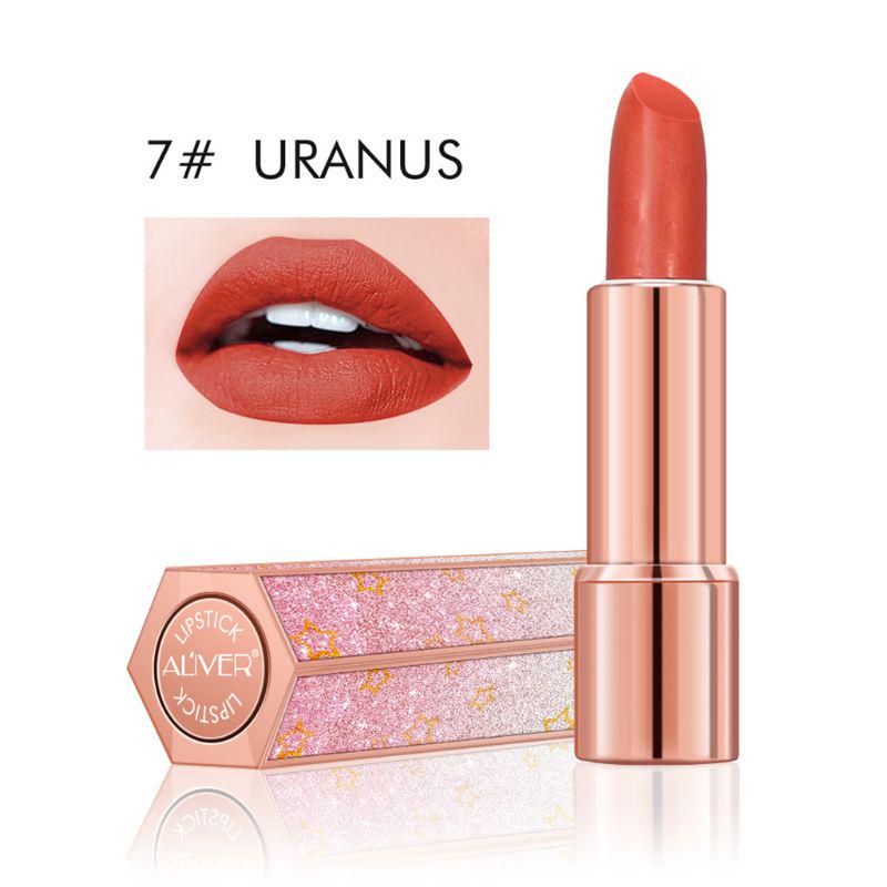 Buy Matte Lipstick Starry Sky Starlight Waterproof Long Lasting ...