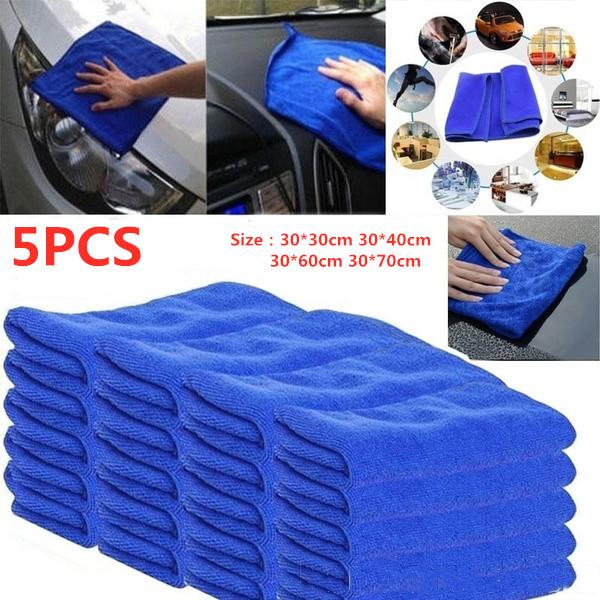 Buy Microfiber Car Cleaning Towel Automobile Motorcycle Washing Glass ...