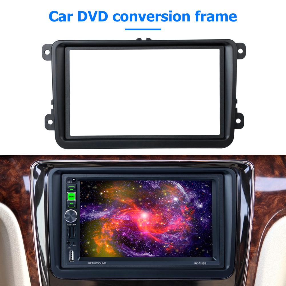 Double Din Frame Car Stereo Radio Fascia Panel DVD Player Interior Trim ...