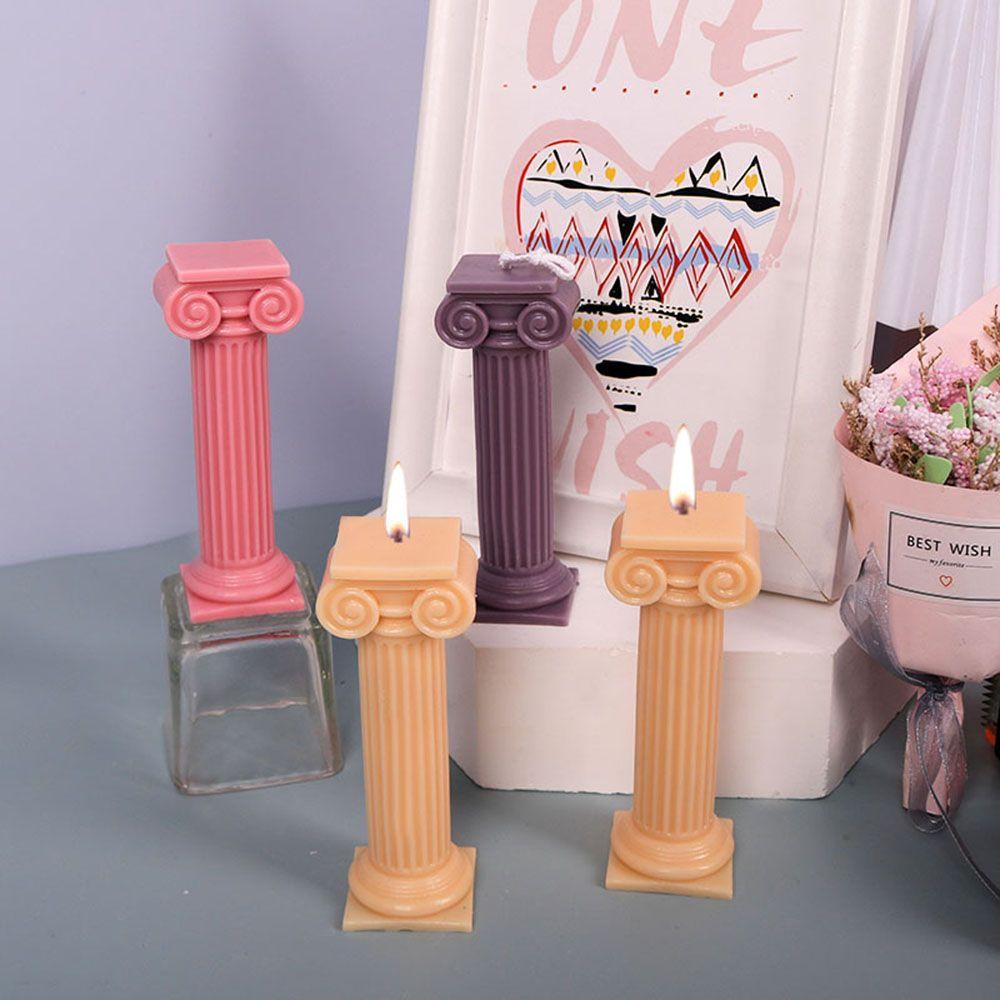 Cheap Mould DIY Craft Handmade 3D Art Wax Mold Classic Roman Column ...