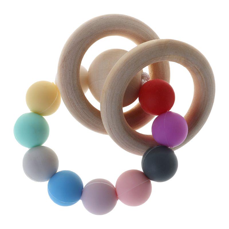 Buy Baby Teether Bracelet Teething Toys Chew Bite Newborn Teeth Care ...