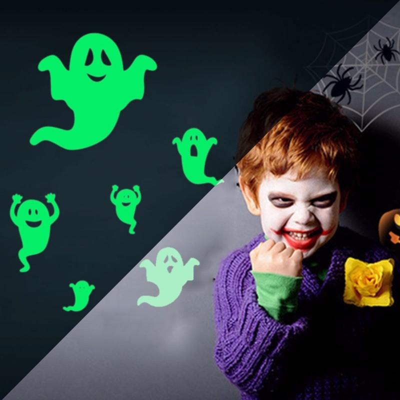 Buy 1 Set Halloween Peeping Eyes Glowering Stickers Carved Fluorescent ...