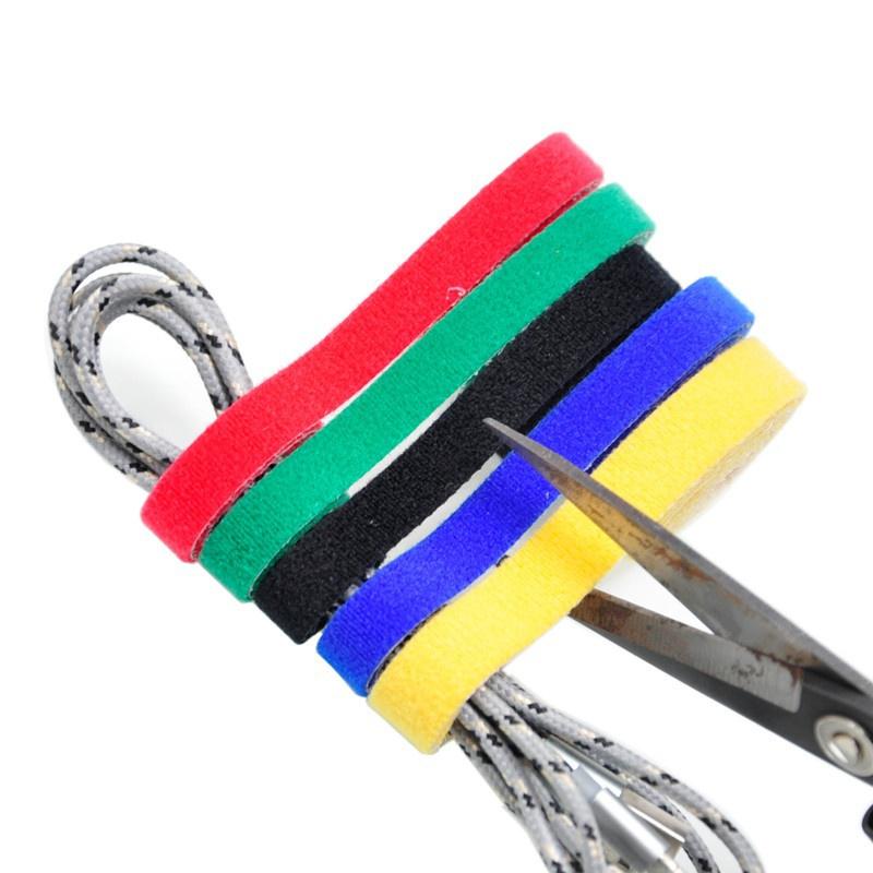 5 Color Nylon Cable Organizers Wires Organizer Eearphone Holder Mouse ...