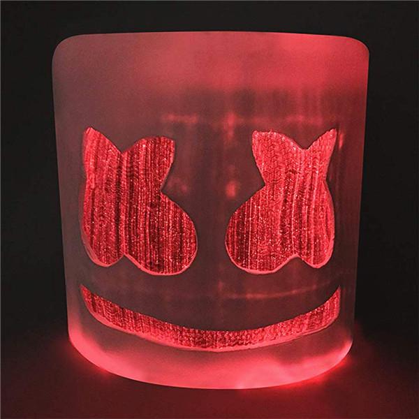 Buy DJ Led Mask Music Festival Full Head Helmets Latex Mask DJ Helmet ...