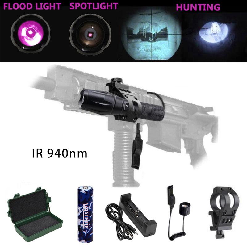 Buy IR 940 nm Zoomable Hunting Light Night Vision Infrared Radiation ...