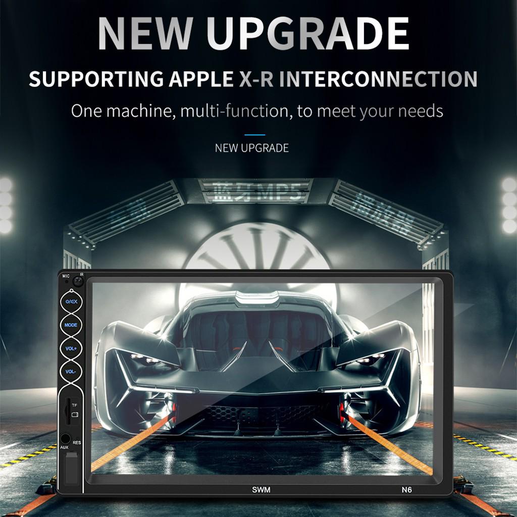 SWM-N6 araba radyo MP5 Stereo Alıcı araba FM Stereo ses Ayna radyo ...