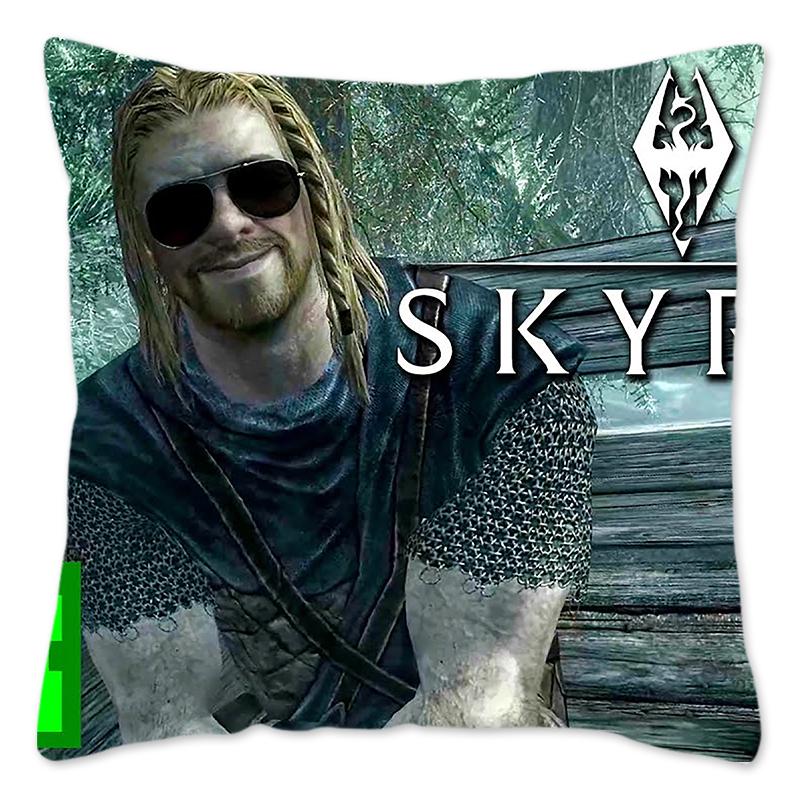Satın alın Hey You Youre Finally Awake Skyrim Meme Pillow Case Home ...