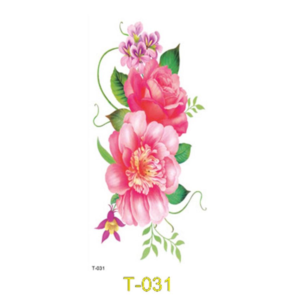 Buy WXS Girls Original Photo Flower Waterproof Tattoo Stickers Cover ...