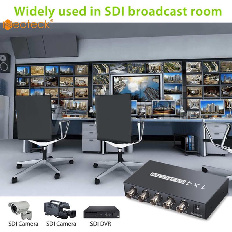 Buy SDI Splitter 1x4 SDI Splitter 1 In To 4 Out Supports SD-SDI HD-SDI ...
