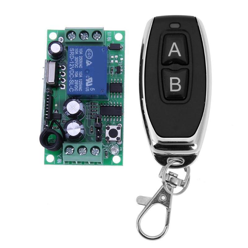Buy Wireless Remote Control 12V 1 Channel Relay Remote Module Switch at ...