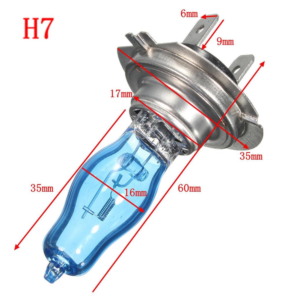 Pair H3 H4 H7 H11 HB3 HB4 6000K 12V 100W Car Driving HOD Xenon Bulb ...