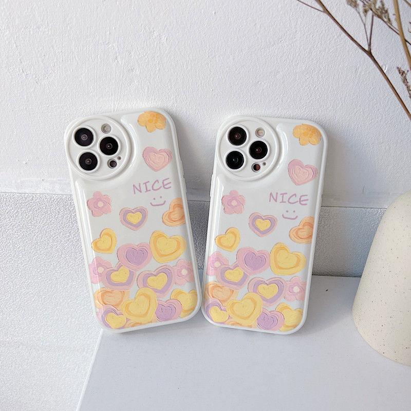Buy Sweet and colorful love phone case for iPhone 6 6s 7 8 plus x xr xs ...