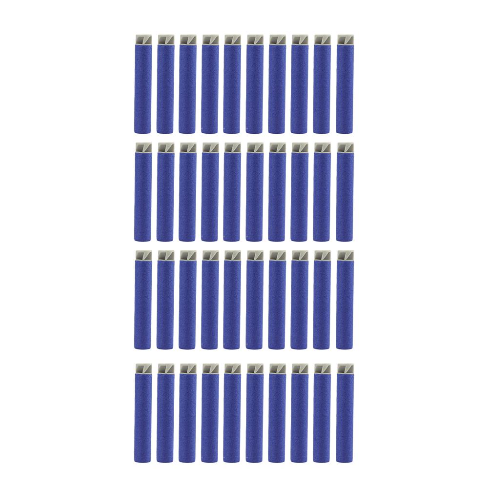 2 Colors Soft EVA Bullet Flat Soft Head Foam Bullets for Nerf N-strike ...