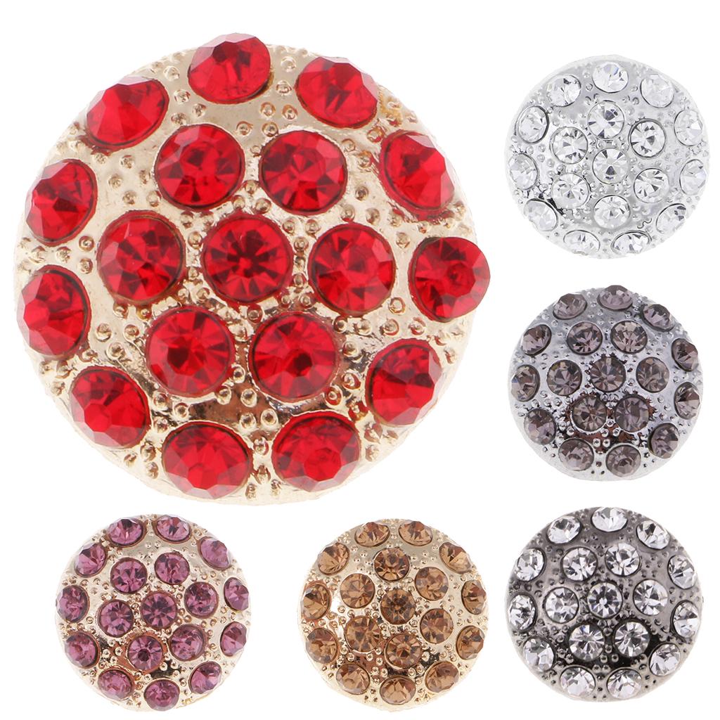 Buy 4 Pieces Rhinestone Shank Button for Wedding Dress Decoration ...