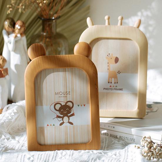 Great Creative Easy to Use Rectangular Bear Mouse Giraffe Wall Photo ...