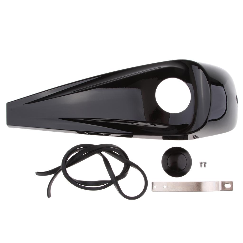 Buy Smooth Dash Fuel Console Panel Insert Cover with Cap For Harley ...