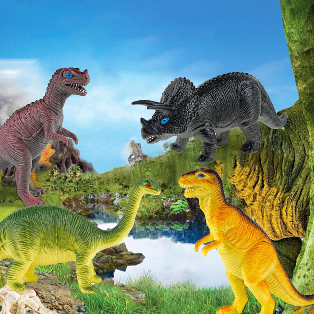 Buy 12Pcs/Set Beautiful Miniature Dinosaur No Burr Miniature Dinosaur ...