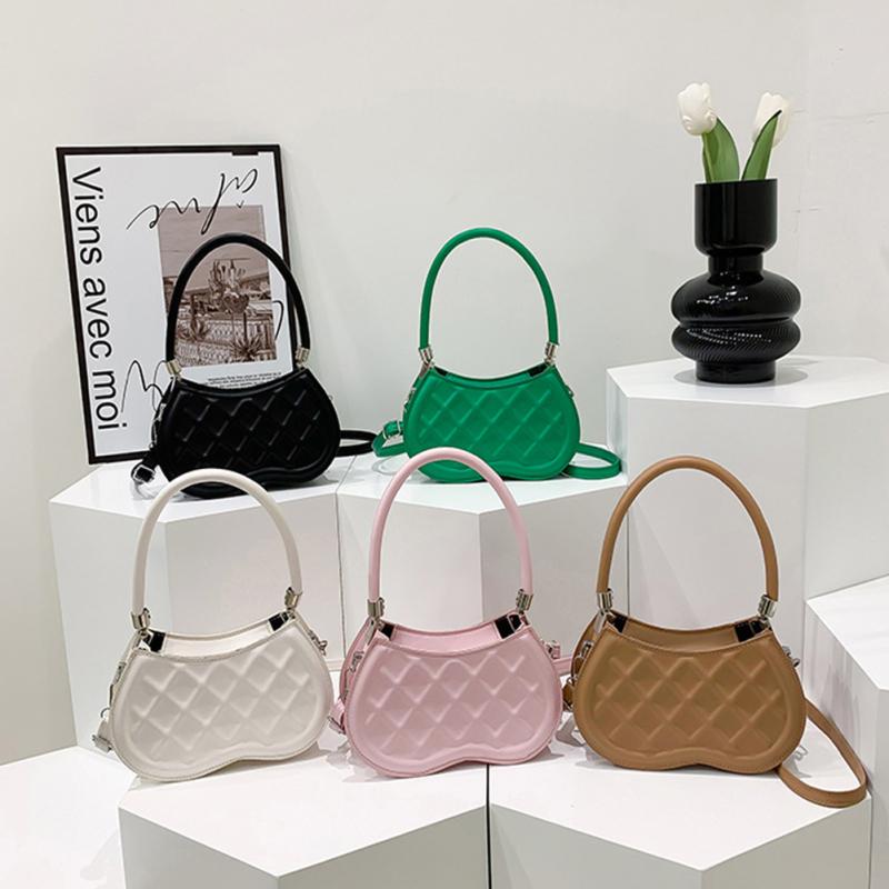 Buy Fashion Embossing Crossbody Shoulder Bag Casual Simple Pu Solid ...