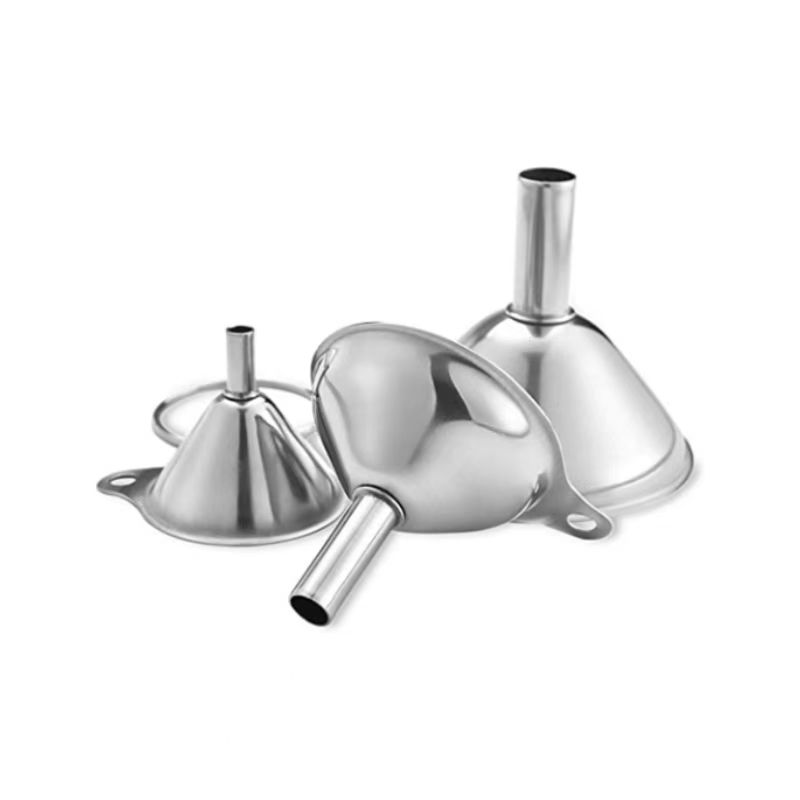 Buy 3PCS Stainless Steel Funnel, Mini Filling Kitchen Funnel for Essential Oils, Liquids, Dry ...