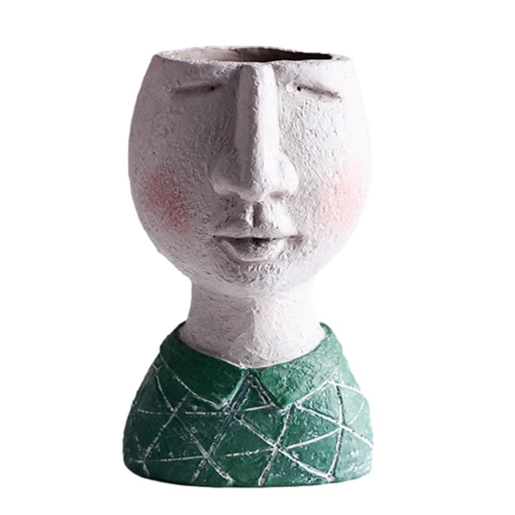 Buy Resin Pendant Head Planter Garden Plant Pot Room Decor Succulent ...