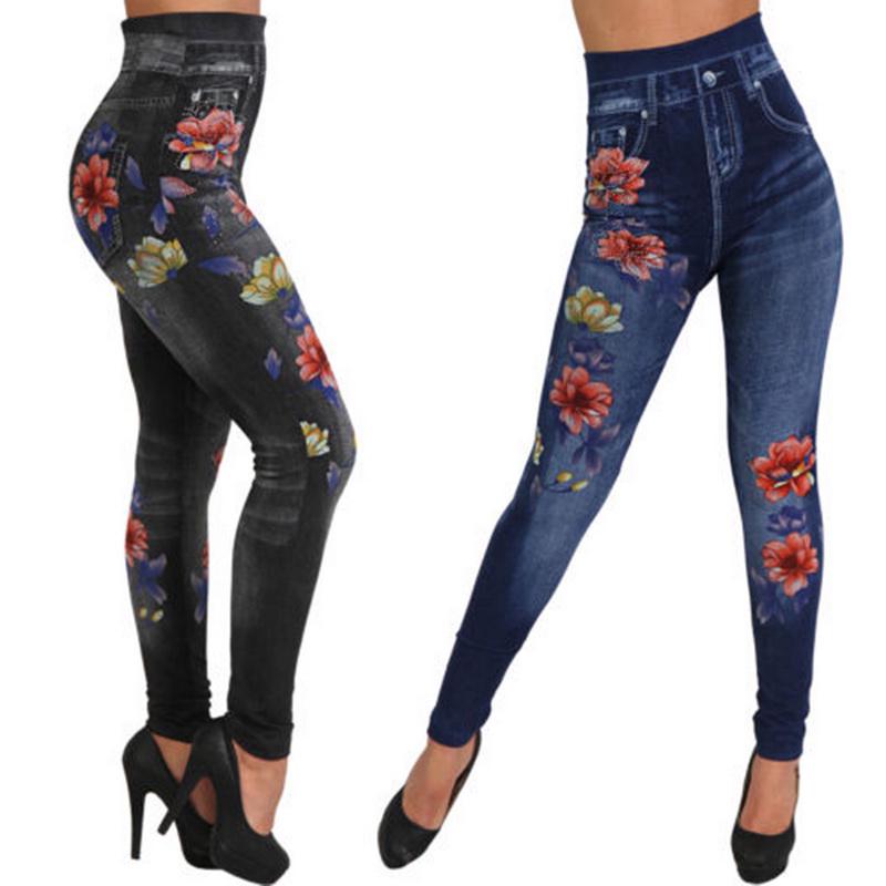 Summer Fashion High Waist Rose Print Jeans - buy from 8$ on Joom e ...