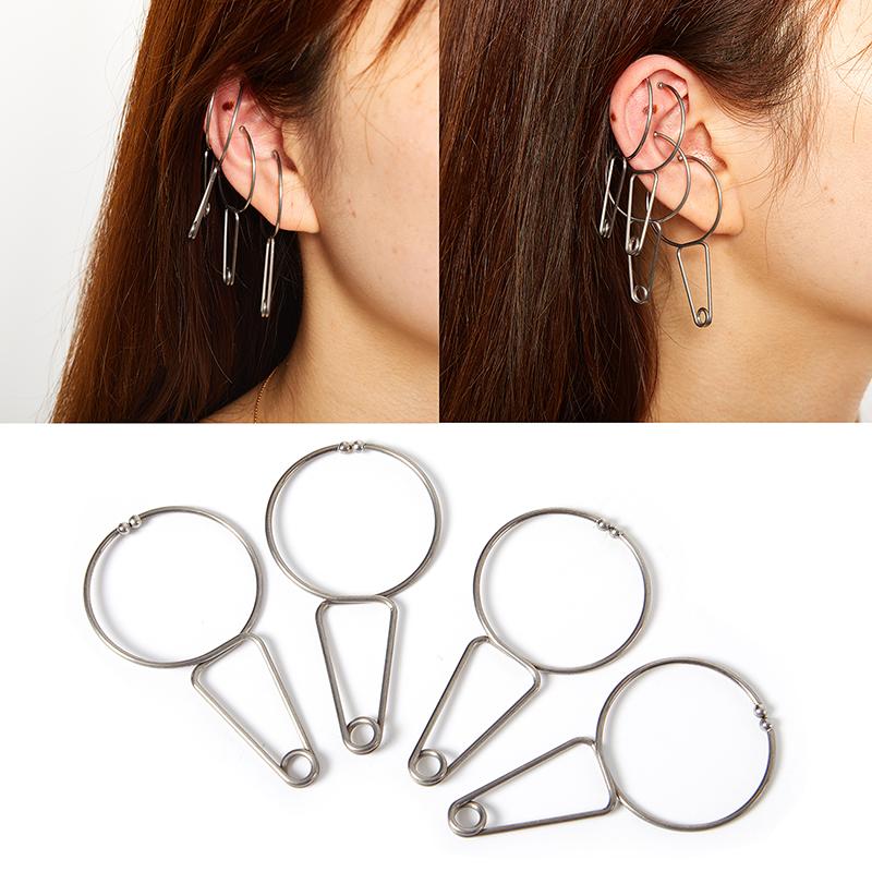 Buy 1/4Pcs Ear Acupunctures Point Massage Stainless Steel Auricular Ear ...