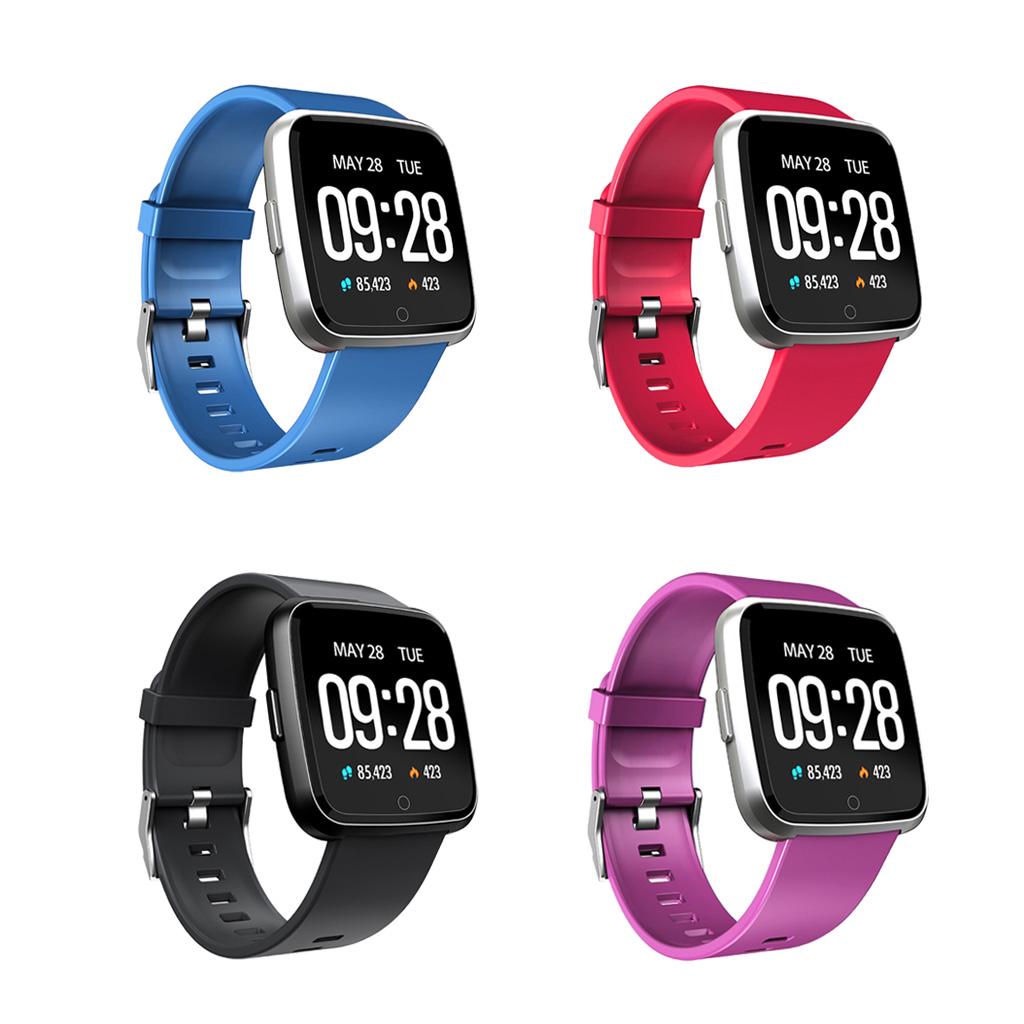 Buy Y7 Smart Watch Blood Pressure Oxygen Smartwatch Waterproof BT4.0 ...