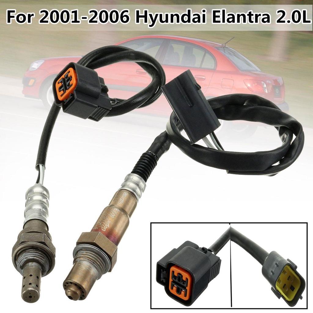 2Pcs Upstream and Downstream O2 Oxygen Sensor For Hyundai Elantra 2.0L ...