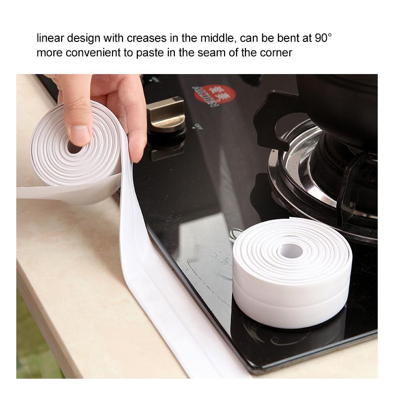 Buy 3.2m Self Adhesive White Bath And Wall Sealing Strip Self Adhesive ...