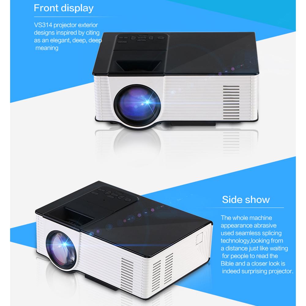 2000 Lumens Projector Mini WiFi Mobile Phone 3D 1080P HD Home Theater ...