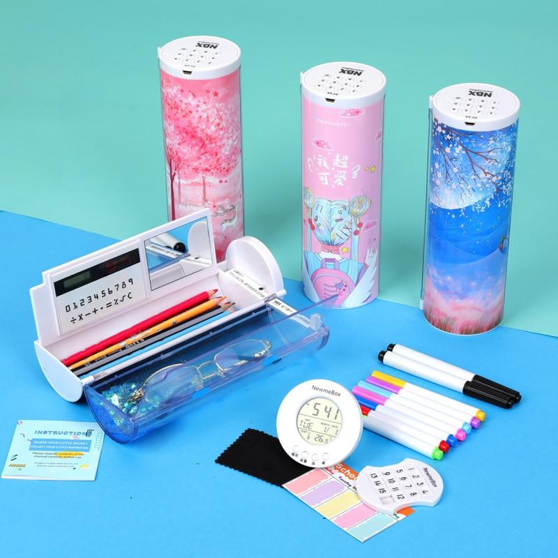 Buy Password Pencil Case With Lock Code Multifunction Stationery Box ...