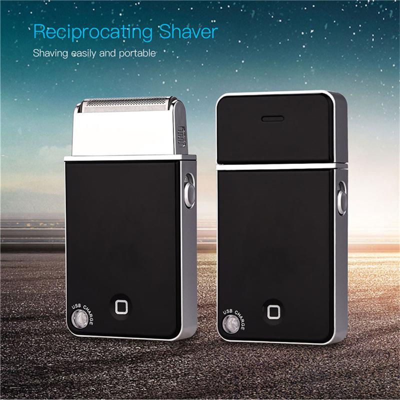 Electric Shaver USB Charging Reciprocating Single Blade Razor For Men ...