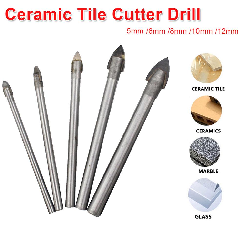 5-12mm Electric Ceramic Tungsten Carbide Tip Glass Drills Drill Bit ...