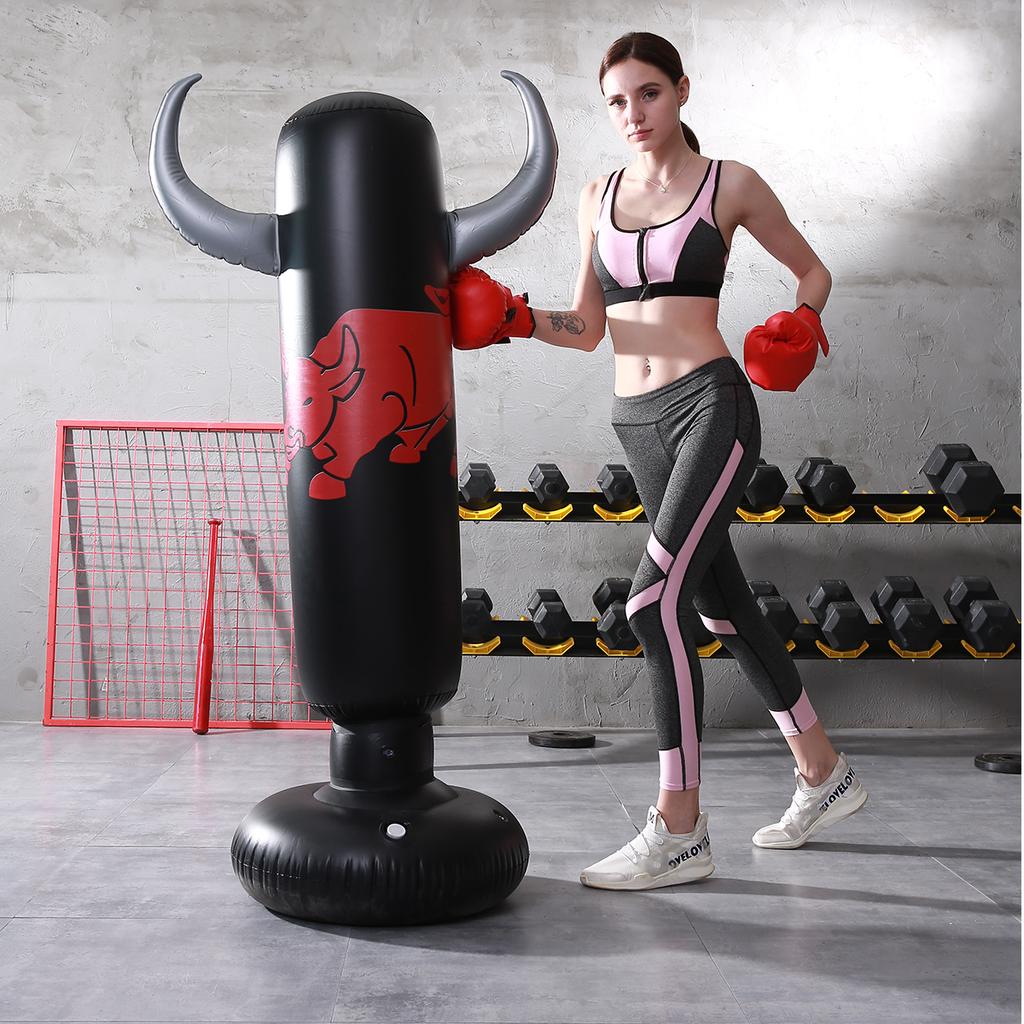 Buy Foldable Boxing Bag PVC Flexible Inflatable Tumbler Increase ...