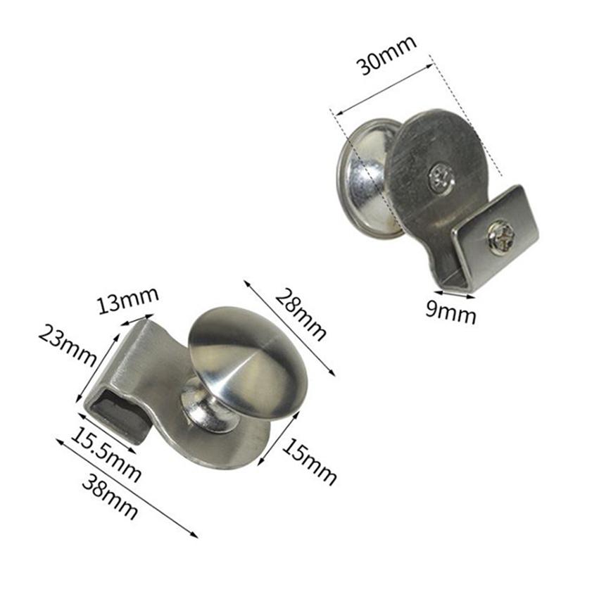 Buy Frameless Glass Door Handle Pull Knob Wine Cabinet Cupboard Display ...
