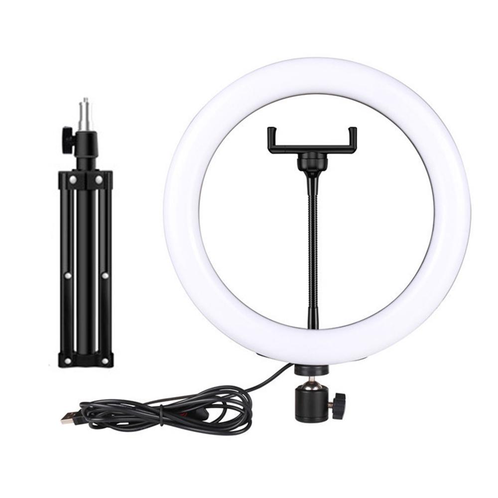 Cheap 10inch/26cm RGB Ring Light LED Fill-in Light Dimmable 3500K-6500K ...