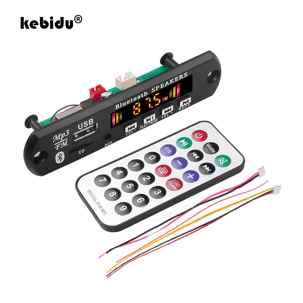 Buy Bluetooth 5.0 Car Kit MP3 WMA Decoder Board 5V 12V Wireless MP3 ...