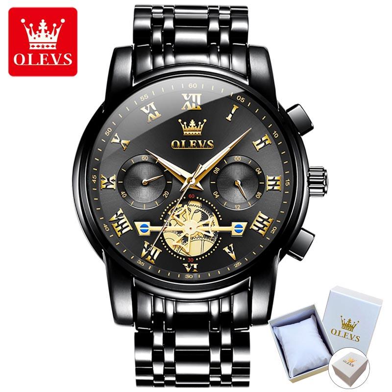 Cheap OLEVS 2859 With Gift Box Multifunctional Waterproof Quartz Watch ...