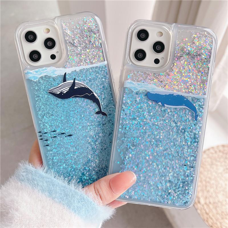 Buy Glitter Liquid Dynamic Silicone Soft TPU Phone case for Huawei ...