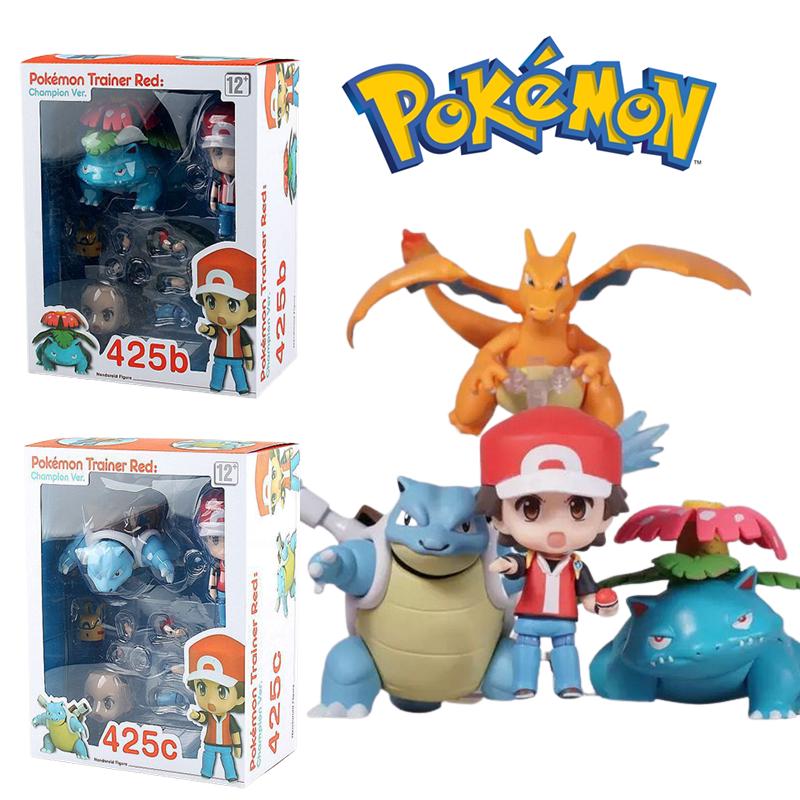 Buy Set Bulbasaur Action Figure Squirtle Blastoise Oranment Kids Xmas ...