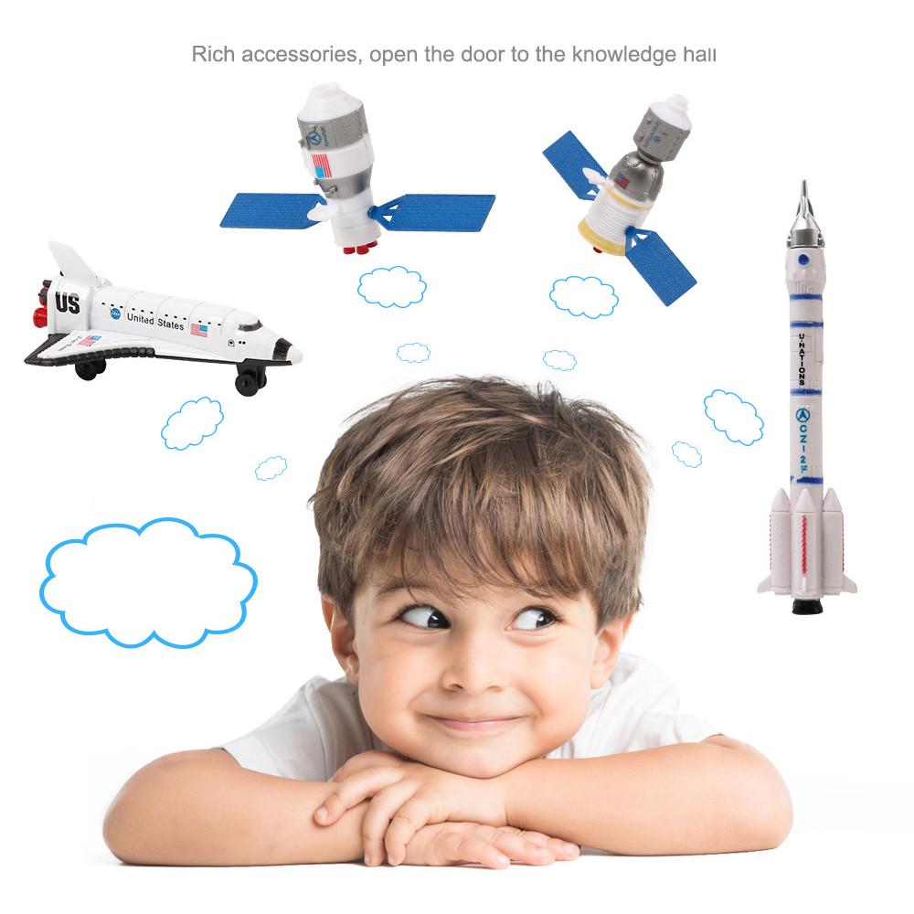 10pcs Children Military Educational Rocket Toy Spacecraft Model Scenes ...