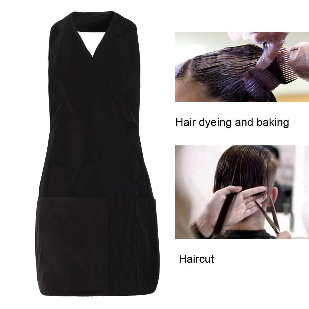 Buy Pro V-Neck 3pockets Hairdressing Wraps Barber Aprons Hair Styling ...