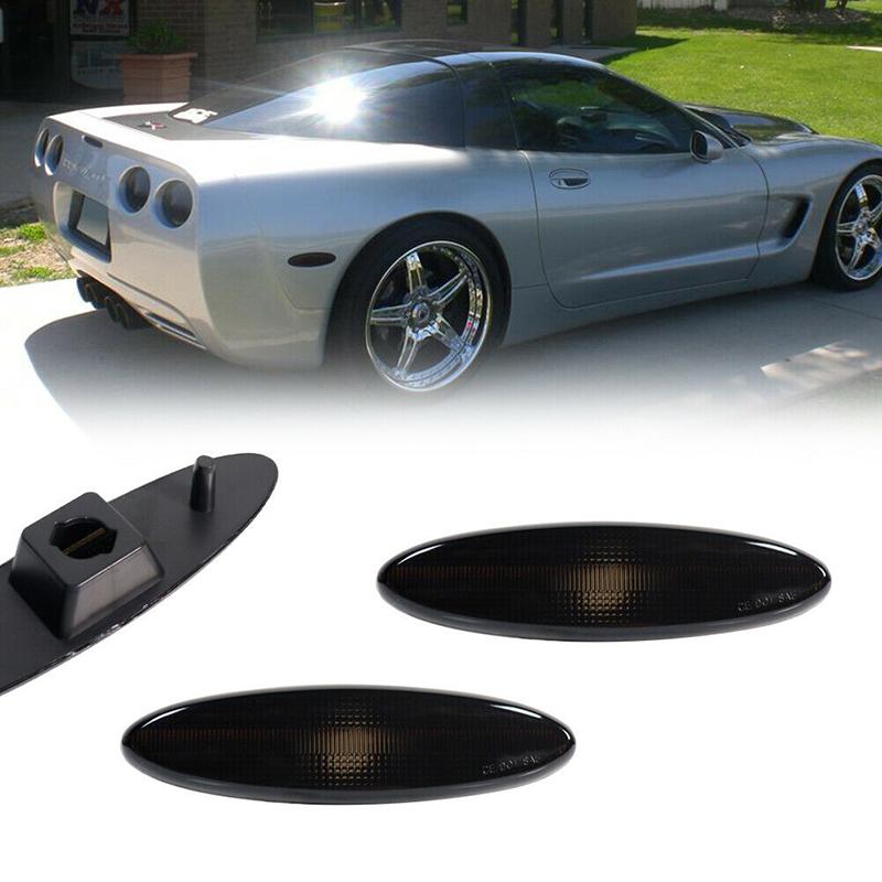 Buy For 1997-2004 Chevrolet Corvette C5 Rear Side Bumper Fender LED ...
