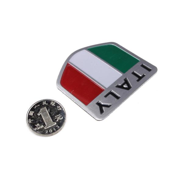 Alloy Metal Auto Racing Sports Emblem Badge Decal Sticker For Italy ...