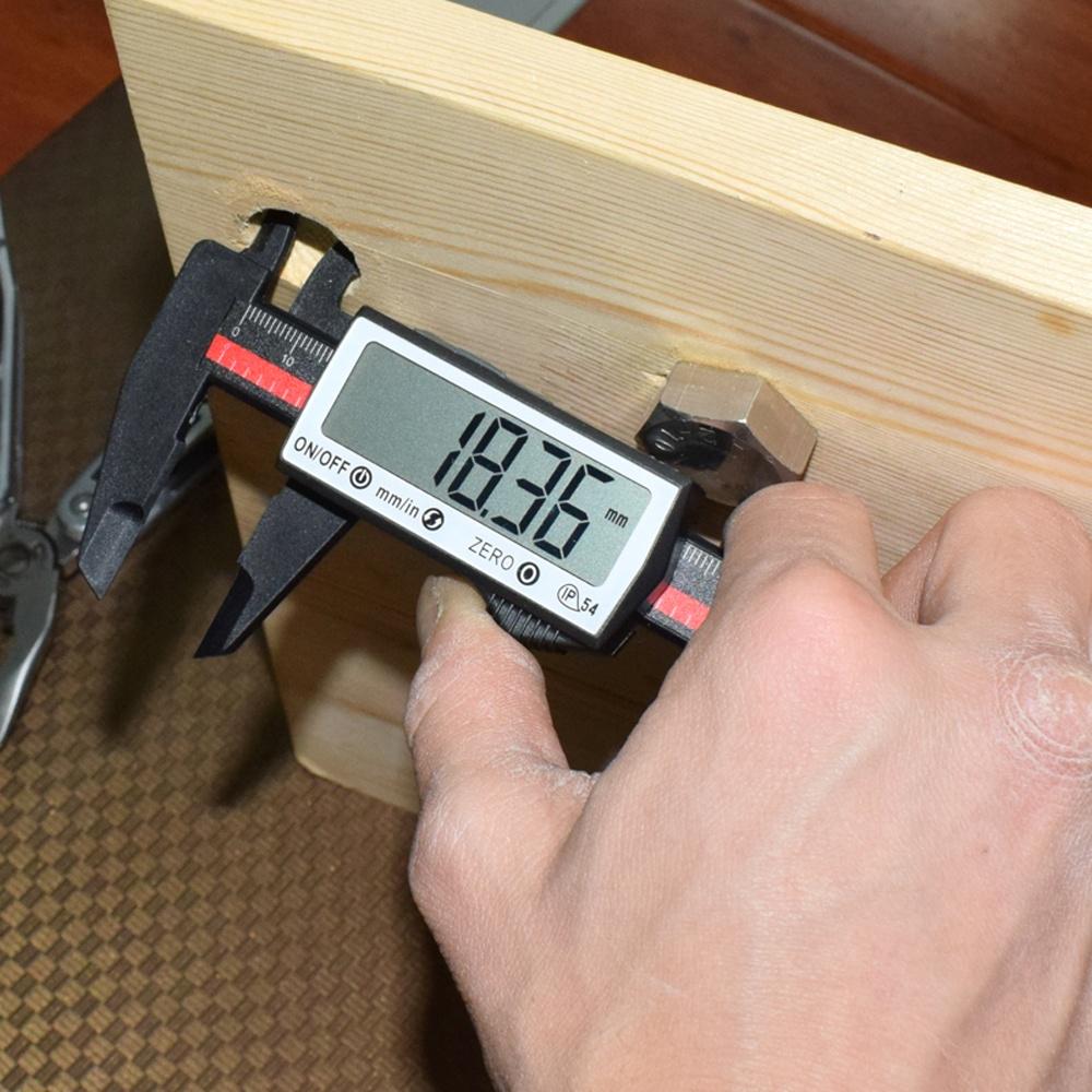 Buy Touch Digital Caliper Carbon Fiber Ruler Extra Large LCD Screen ...