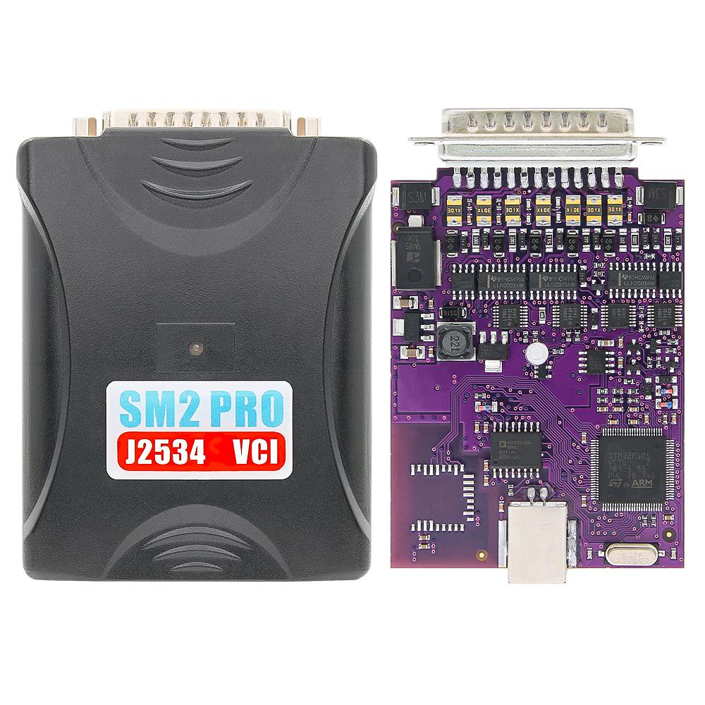 Buy SM2 PRO J2534 VCI ECU Programmer Tool V2.21.22 PCMflash KTM 67 IN 1 ...