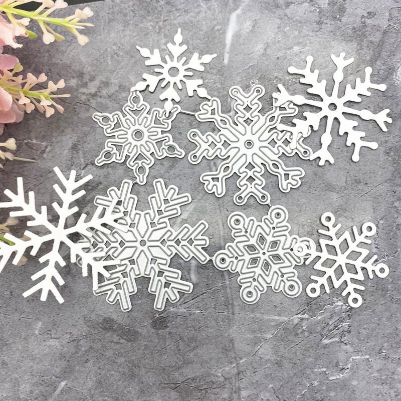 4pcs/set Christmas Snowflake Metal Die Cutting Dies for DIY ...